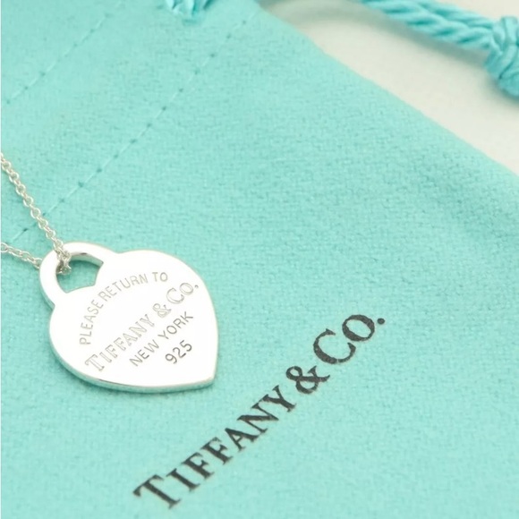 Tiffany & Co. | Jewelry | Tiffany Co Return To Small Heart Tag Necklace ...